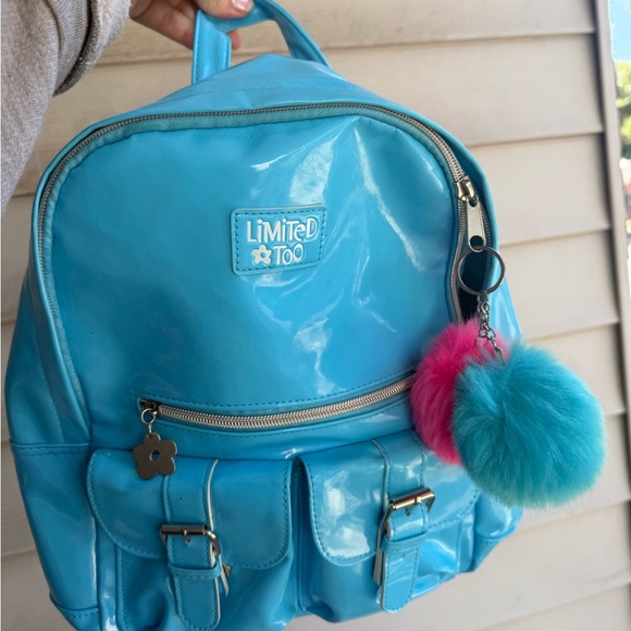 Limited Too | Bags | Vintage Y2k 200s Limited Too Shiny Blue Backpack ...